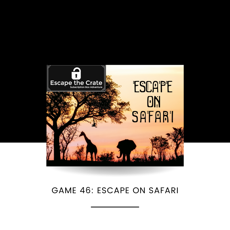 Escape on Safari (One-Time Purchase) – Escape the Crate